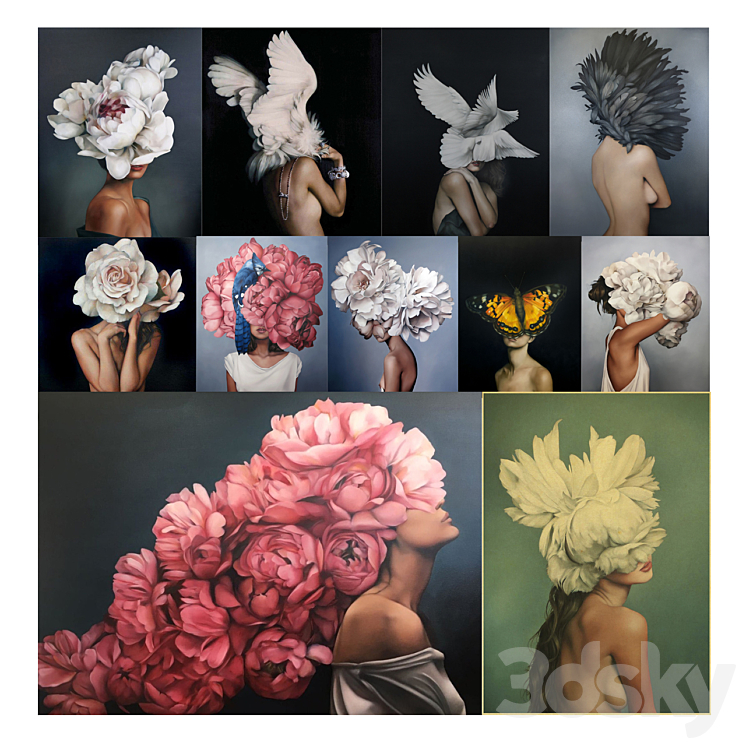 Amy Judd Paintings - Miscellaneous - 3D model