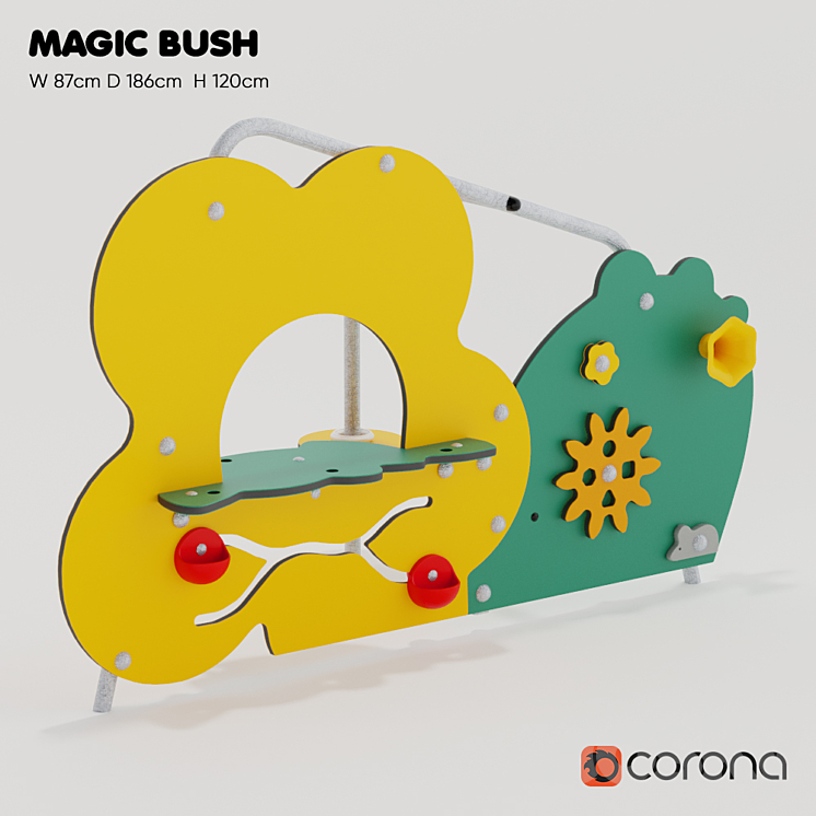 KOMPAN. “Magic Bush" - Playground - 3D model