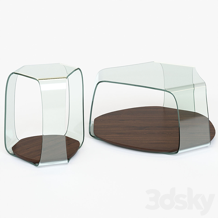 Chakra Coffee Table by Tonin Casa - Table - 3D model