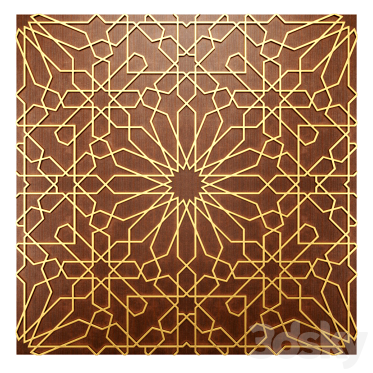 islamic geometric patterns 3d
