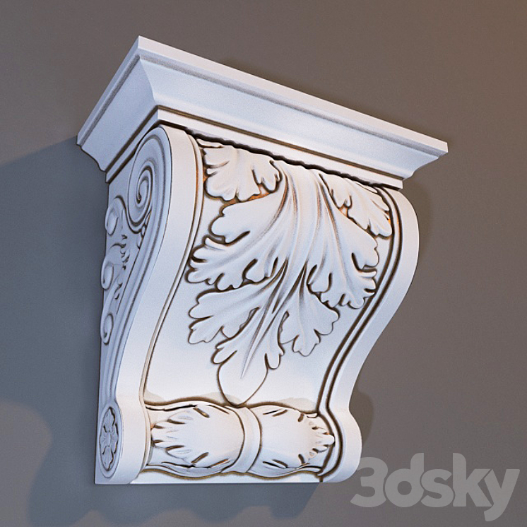 Bracket: Europlast 1.19.007 - Decorative plaster - 3D model