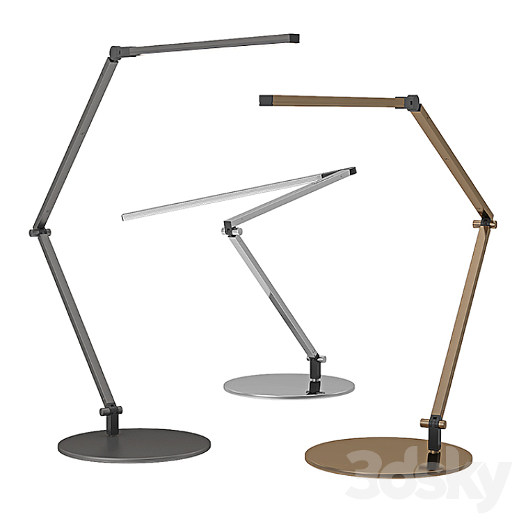 RH - Z Bar LED Task Table Lamp - Table lamp - 3D model