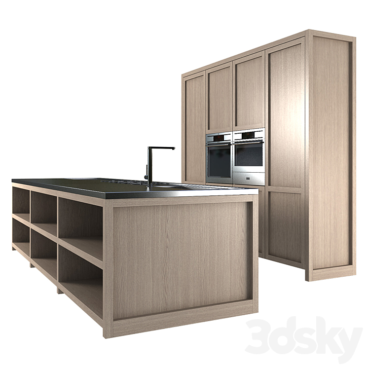 Legno Vivo Kitchen - Kitchen - 3D model