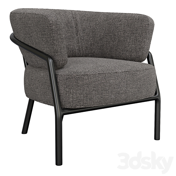 NANI By Meridiani Andrea Parisio - Arm chair - 3D model