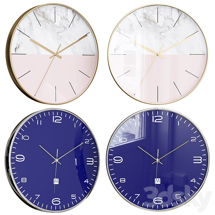 wall clock - Watches & Clocks - 3D model