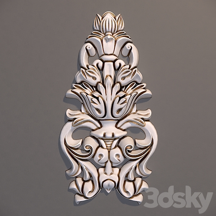 Ornament: Europlast 1.60.038 - Decorative plaster - 3D model
