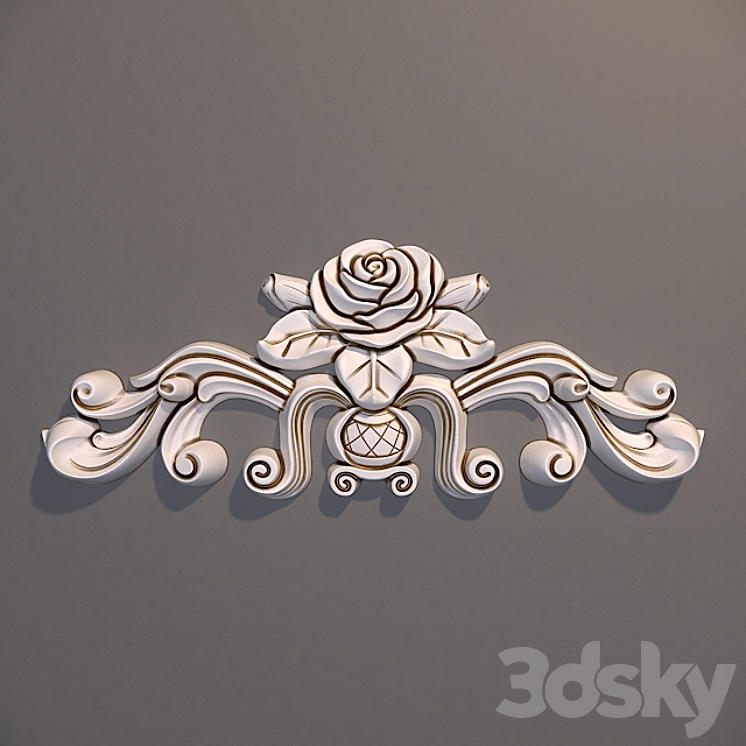 Ornament: Europlast 1.60.040 - Decorative plaster - 3D model