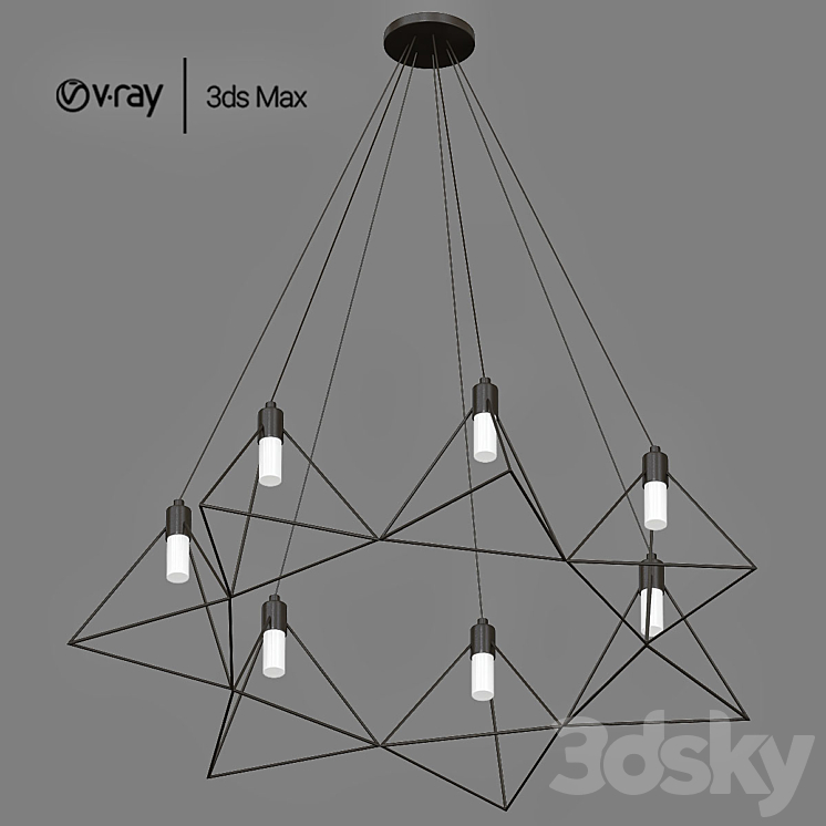 VITRUVIA - Pendant light - 3D model
