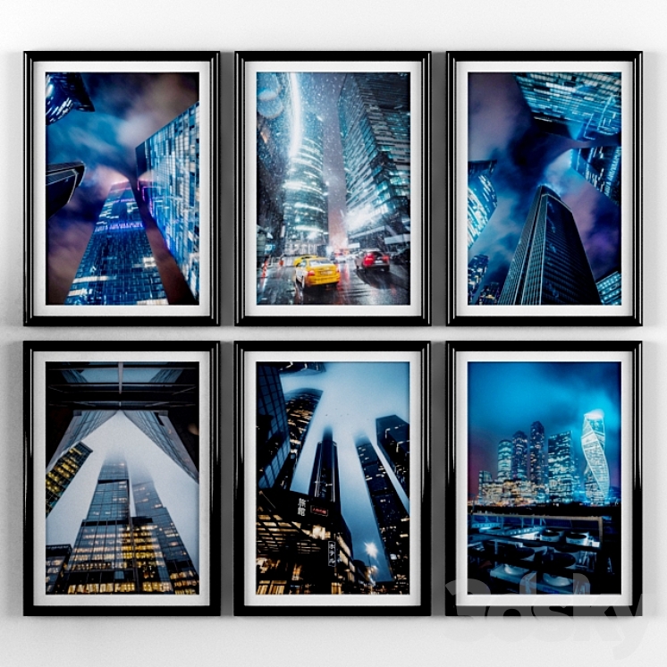 Posters: Moscow. - Frame - 3D model