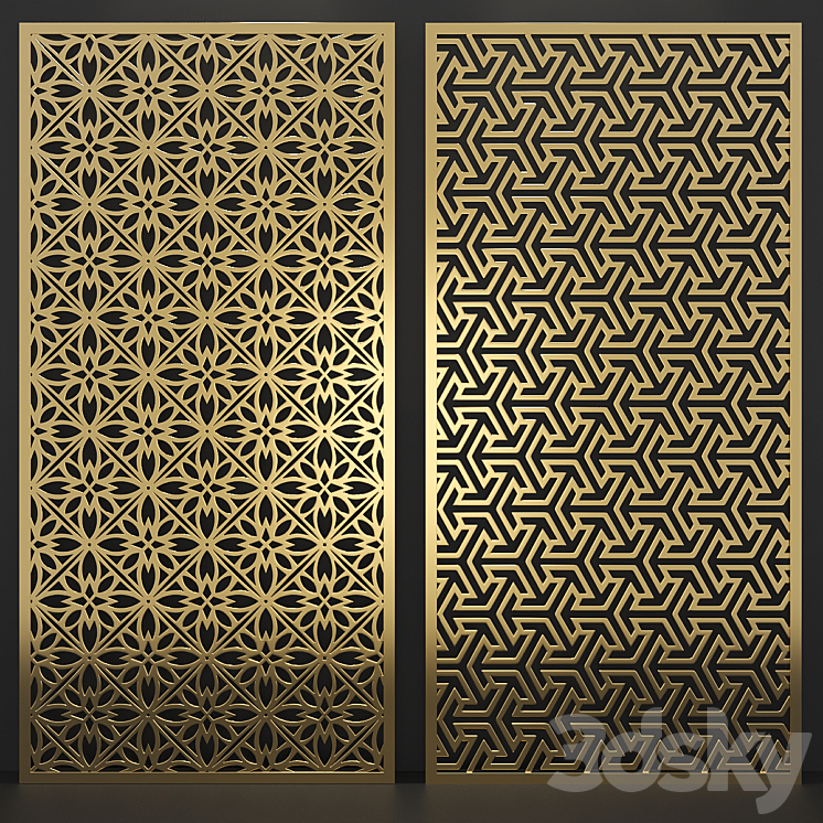 CNC PARTITION 3D PANEL - Other decorative objects - 3D model