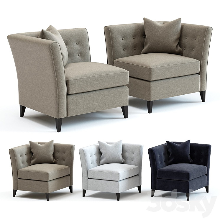 The Sofa & Chair Bennett Armchair - Arm chair - 3D model