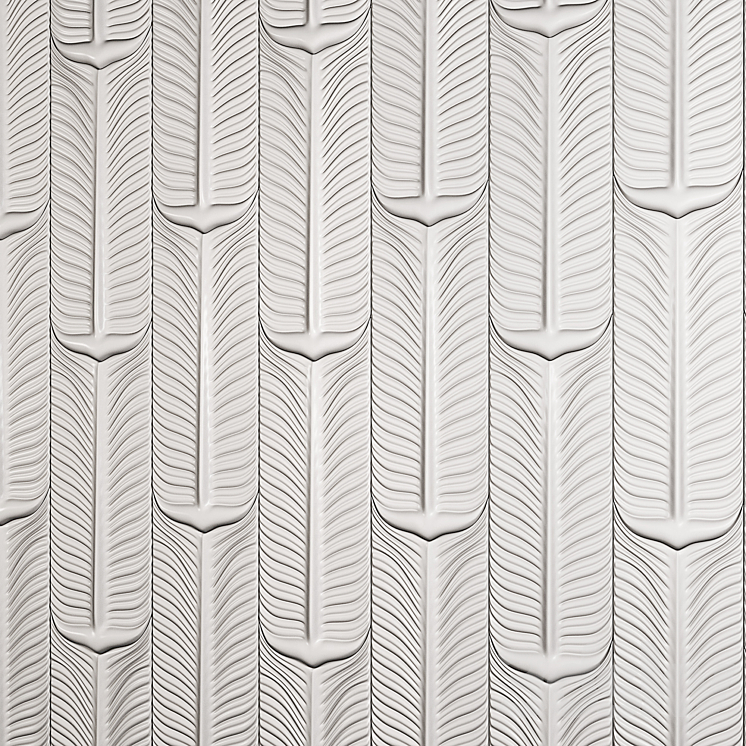 3D Panel feather - 3D panel - 3D model
