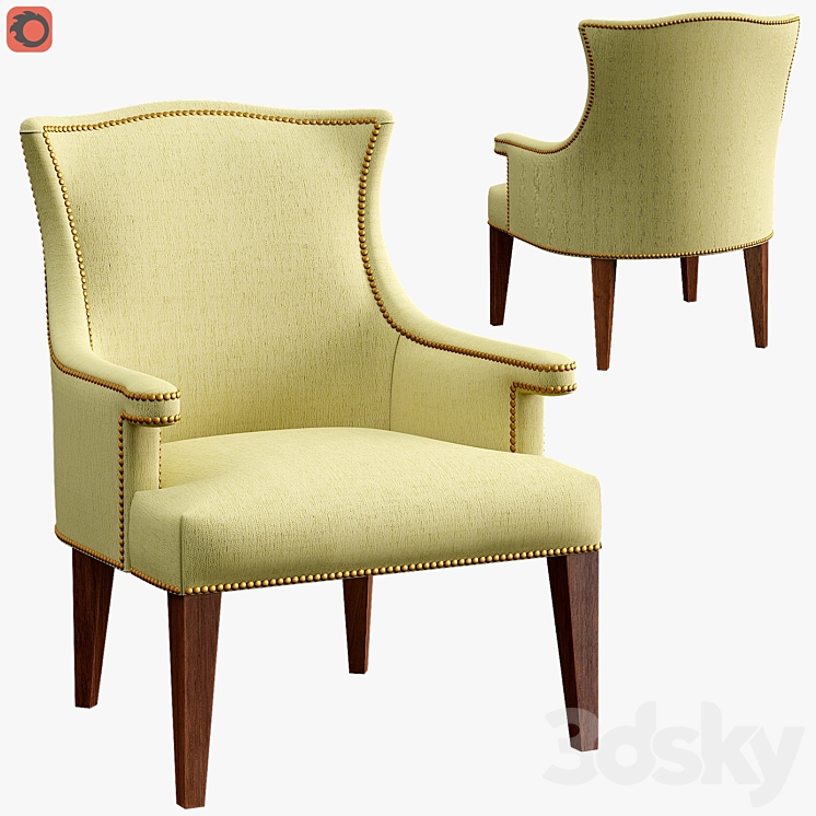 1927-41 Dining Arm Chair - Arm chair - 3D model