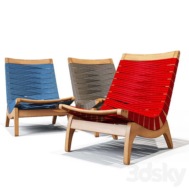 Featherston Relaxation Web Chair - Arm chair - 3D model