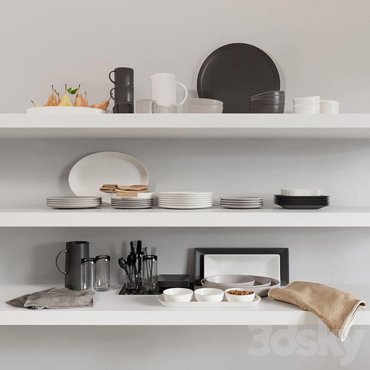 Mason dinnerware - Tableware - 3D model