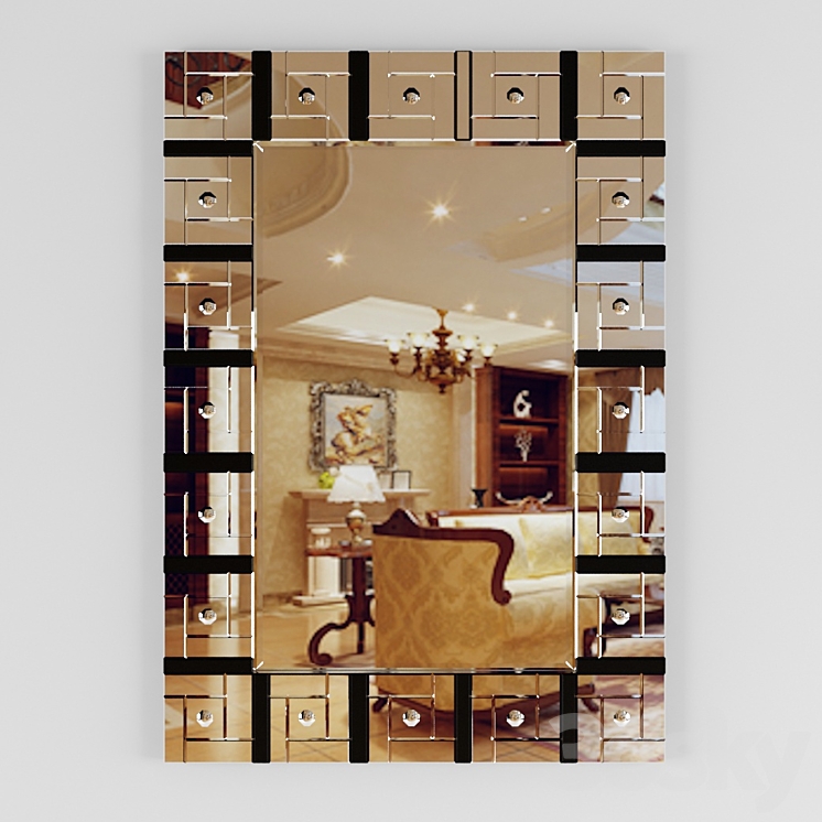 Decorative Mirror Box (Boxing) - Mirror - 3D model