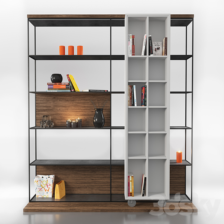 Decorative Partion RM - Rack - 3D model