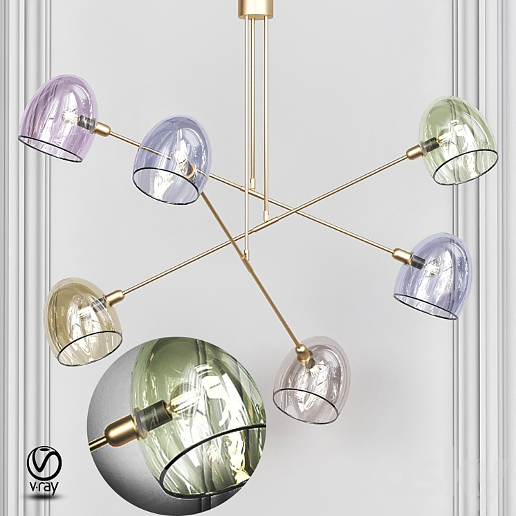 Heathfield & co andromeda - Pendant light - 3D model