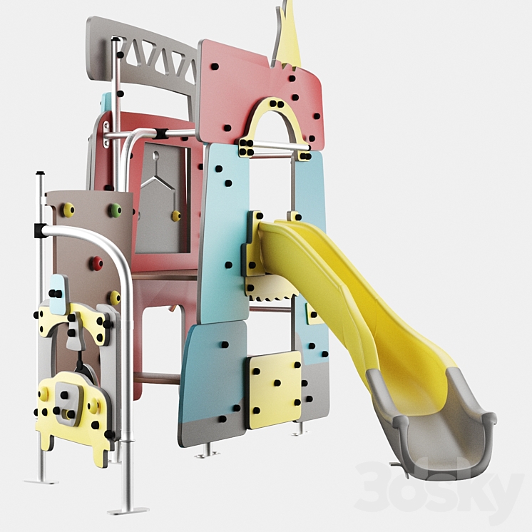 Inclusive Playground Proludic - Playground - 3D model
