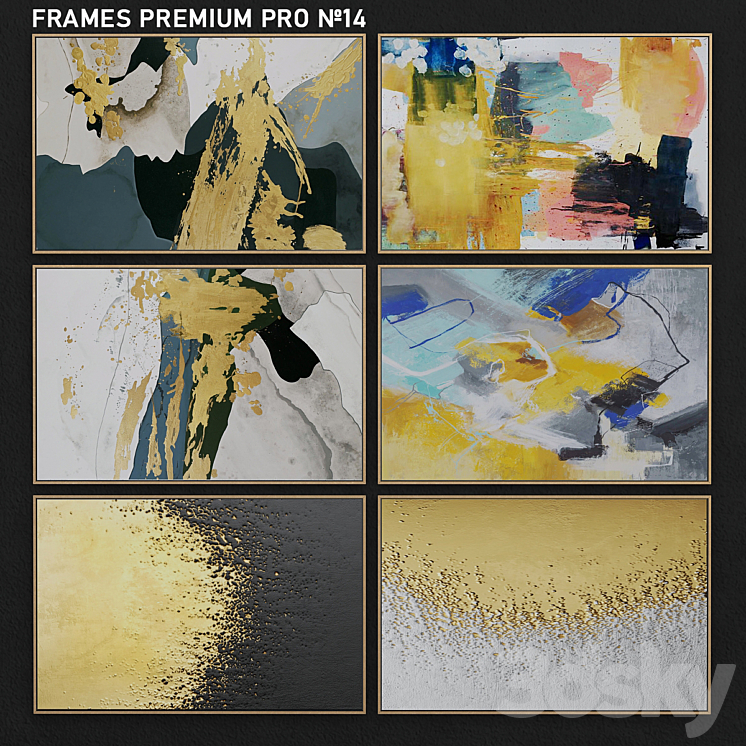 Frames Premium PRO No. 14 - Frame - 3D model