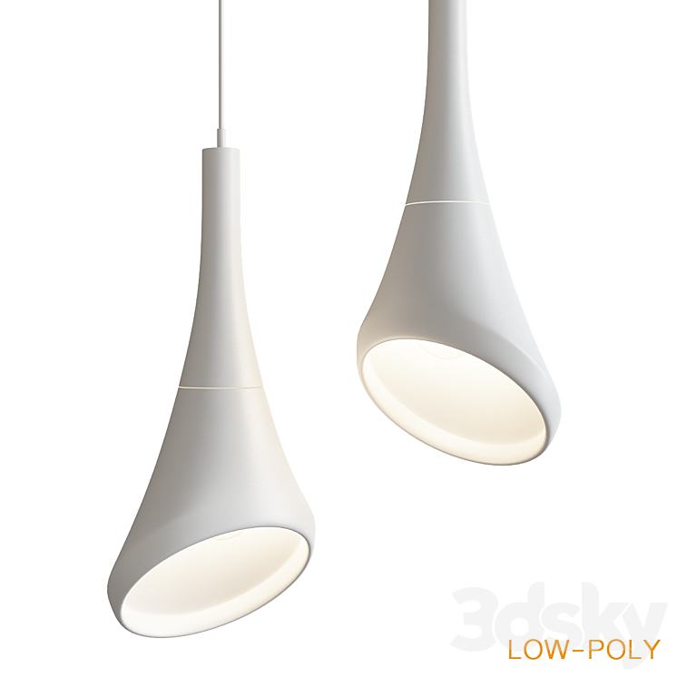 Neo design studios WHITE NOISE - Pendant light - 3D model