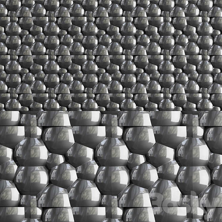 3D panels BALLS - 3D panel - 3D model