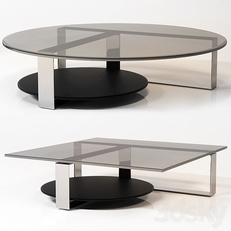 Minotti_BANGLE Round coffee table - Table - 3D model