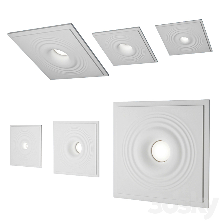 Flos teardrops - Spot light - 3D model