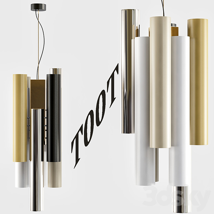 Toot - Pendant light - 3D model