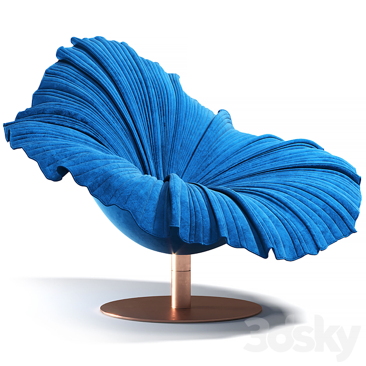 Bloom chair by Kenneth Cobonpue - Arm chair - 3D model