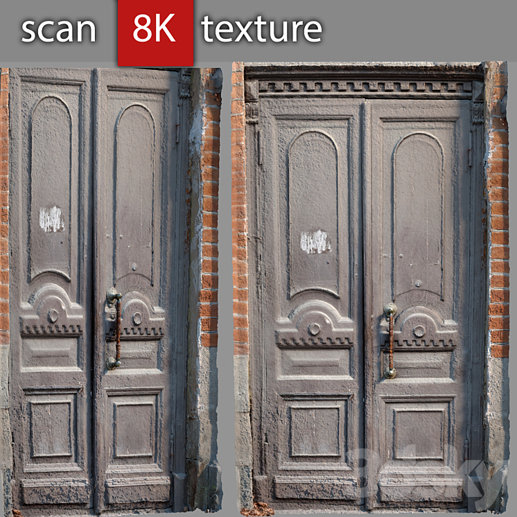 Old door 65 - Doors - 3D model