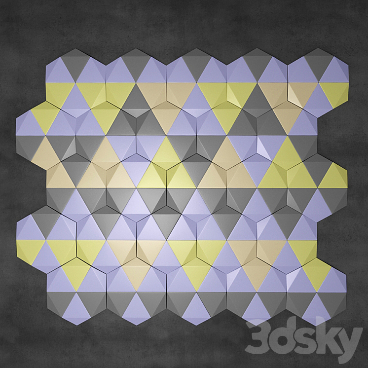 Mosaic tiles - Tile - 3D model