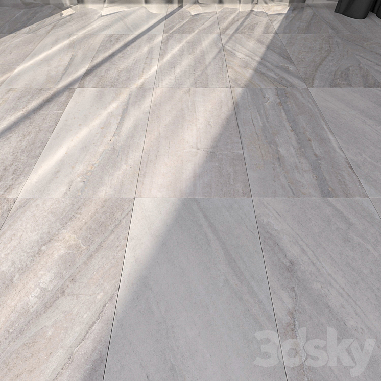 Marble Floor Evolution Ice Set 3 - Tile - 3D model