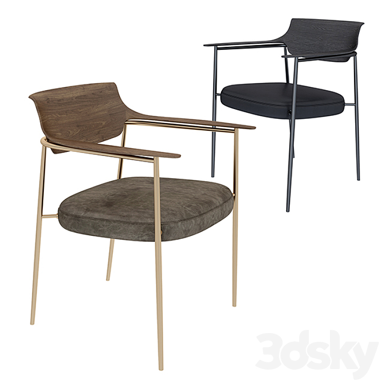 Ella dining chair - Chair - 3D model