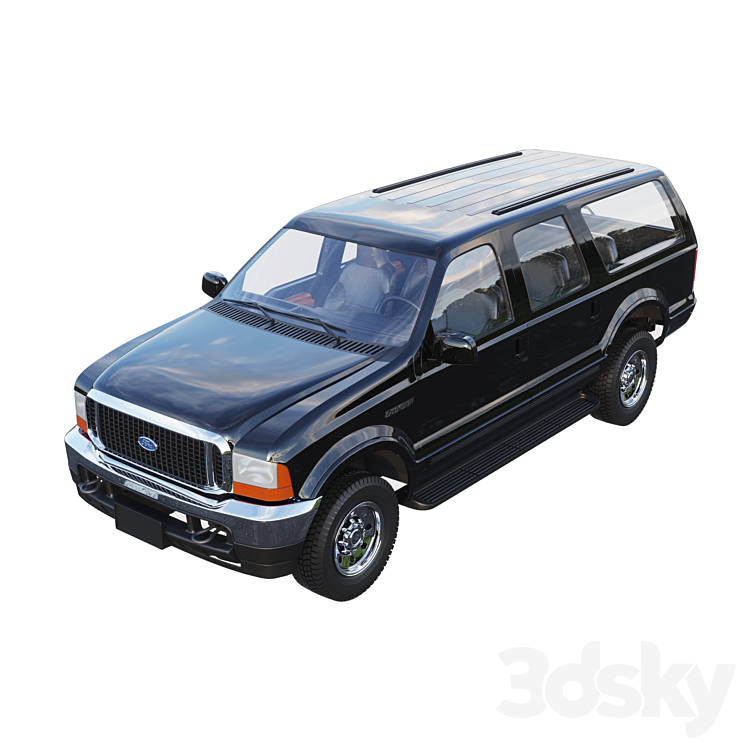 Ford excursion - Ground Transport - 3D model