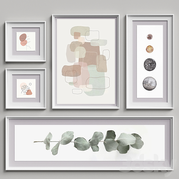 Nice Picture Frames Set 37 - Frame - 3D model