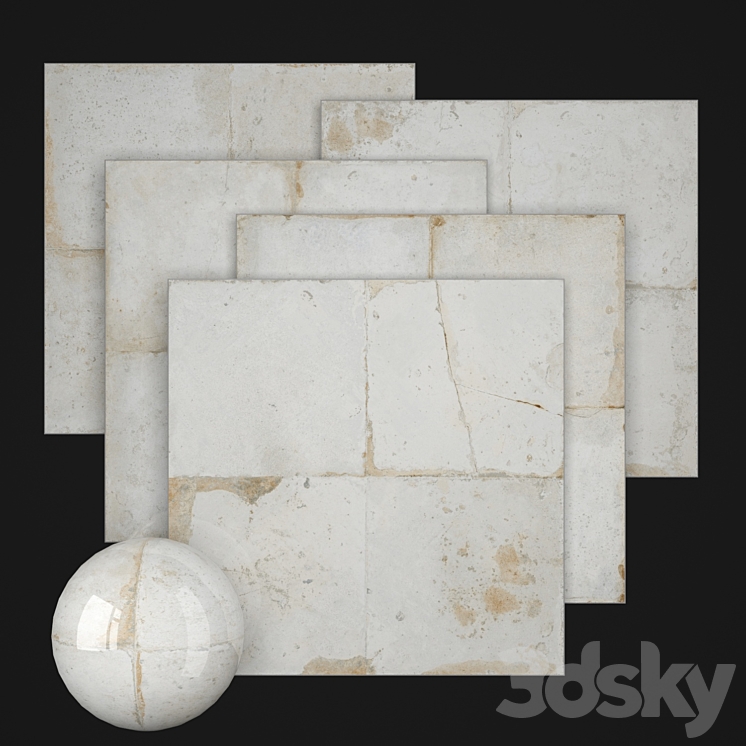 Roots - Tile - 3D model