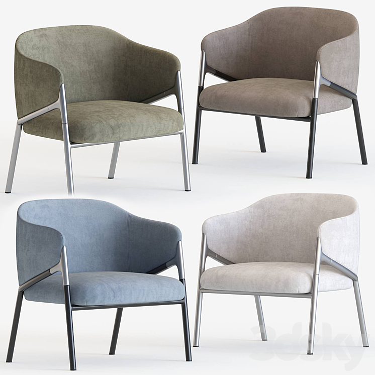 Hammer ML - Arm chair - 3D model