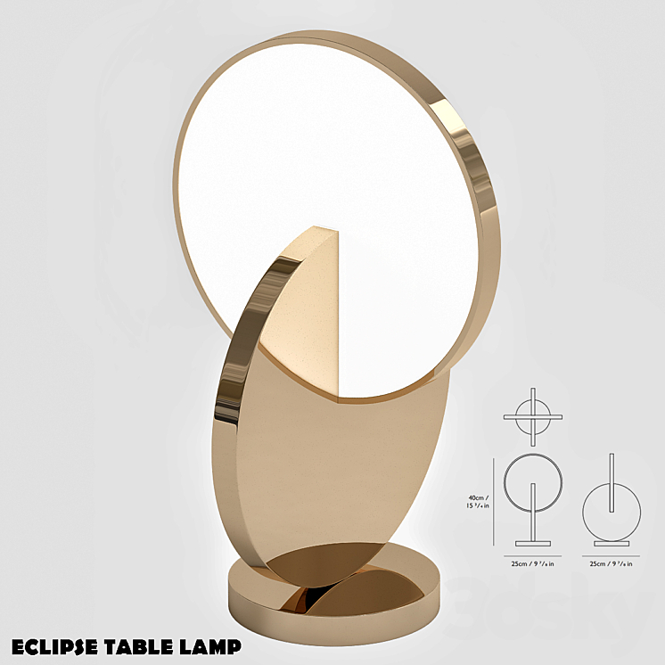 ECLIPSE_table_lamp - Table lamp - 3D model