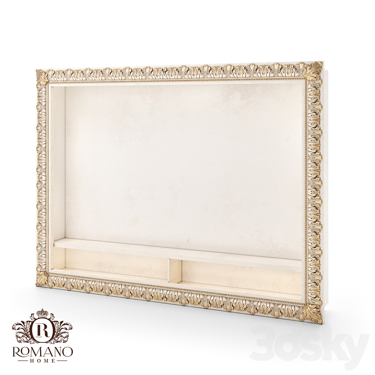 (OM) TV Frame / Rack Laura Romano Home - Frame - 3D model