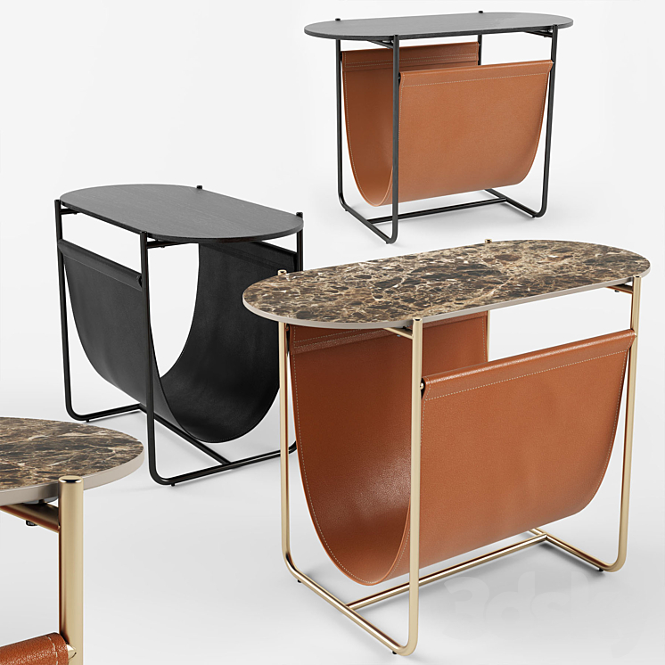 Calligaris Magazine Side Table - Table - 3D model