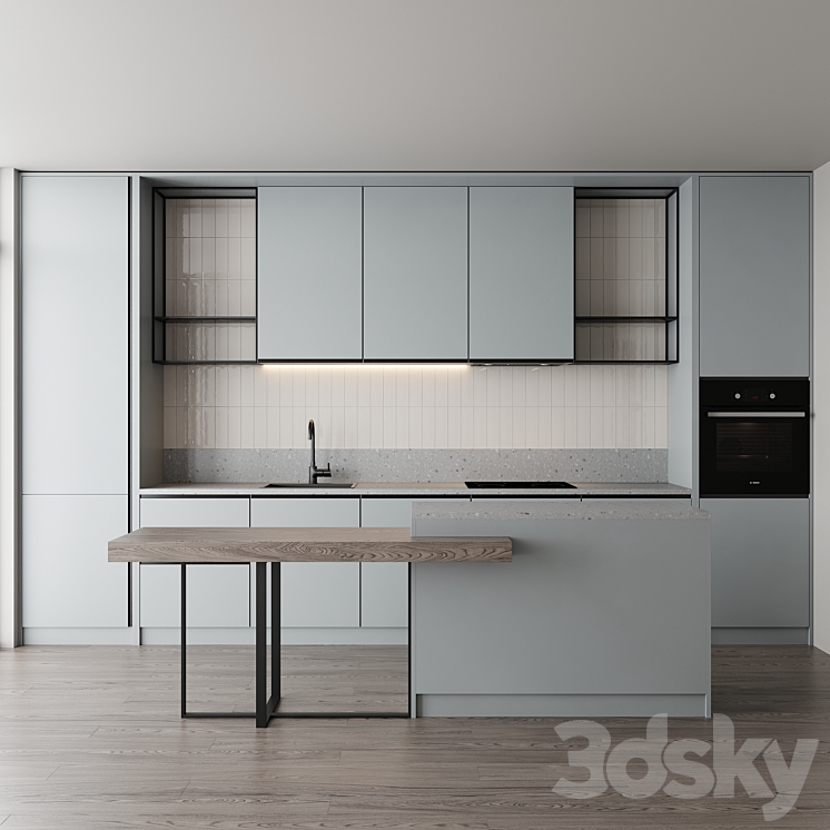 Kitchen set 6 - Kitchen - 3D model