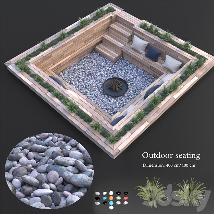Outdoor seating - Other - 3D model