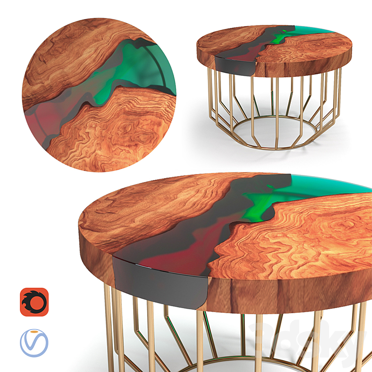 Coffe table - Table - 3D model