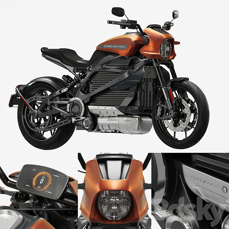 Harley davidson livewire - Ground Transport - 3D model