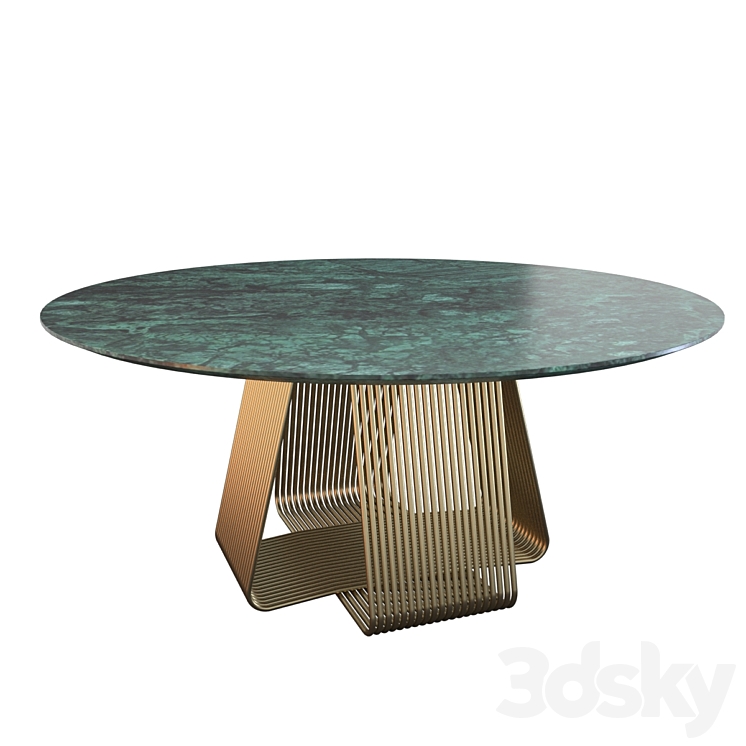 Dining table Rugiano ALYSON ROUND 4017/170 cm ø170xH75 - Table - 3D model