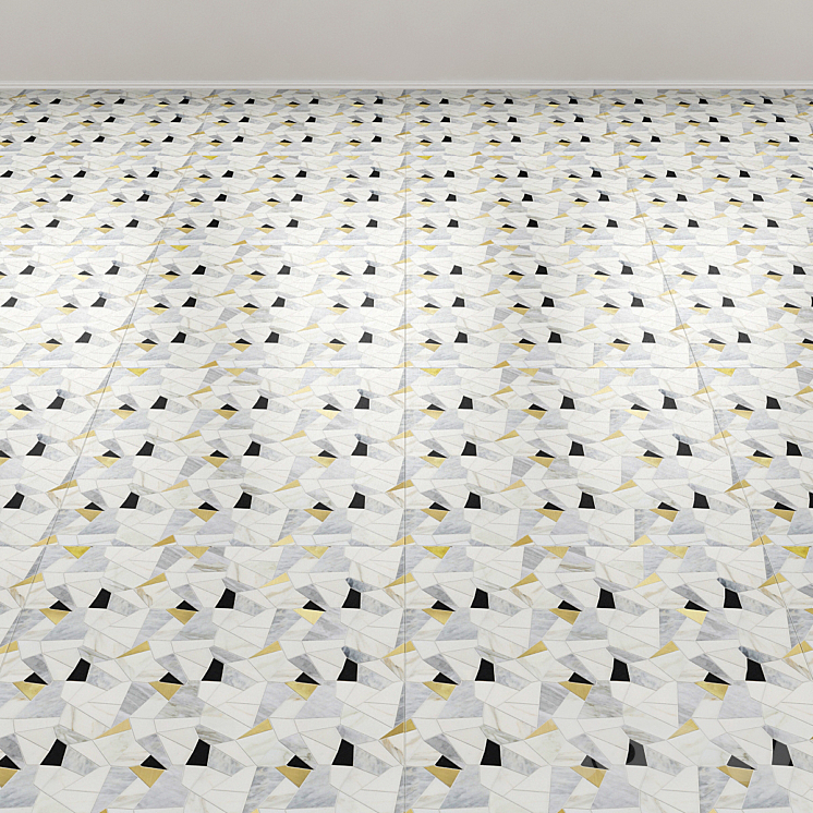 Mosaique surface_5 - Tile - 3D model