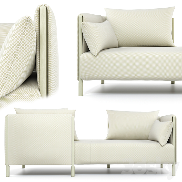 Sofa Herman Miller ColorForm Tete-a-Tete_1 - Sofa - 3D model