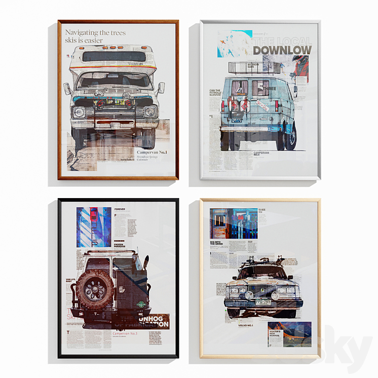 ADAM AMBRO DESIGNS Set 01 - Frame - 3D model