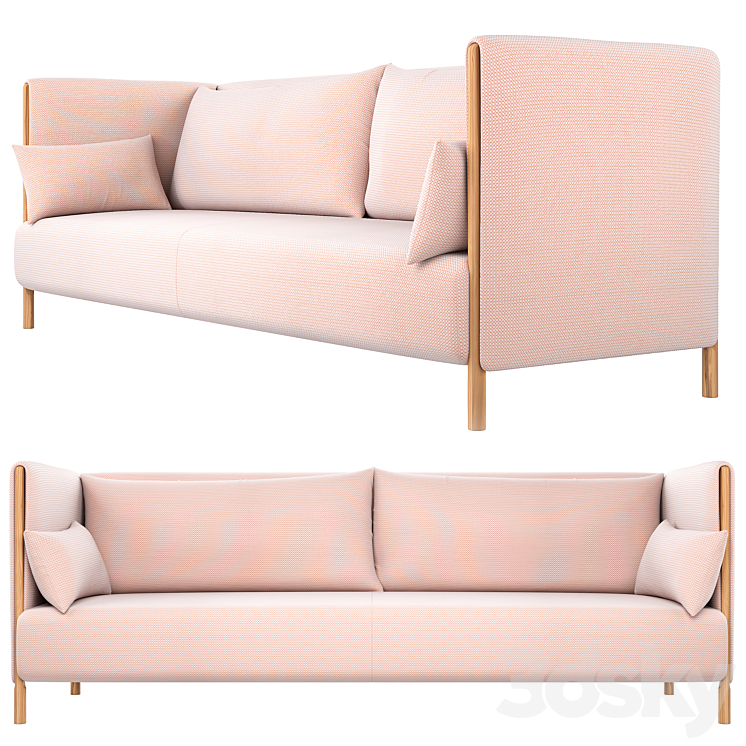 Sofa Herman Miller ColorForm Sofa - 3 Seat_1 - Sofa - 3D model